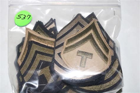 Lot 20 Pair Us Army Wwii Chevrons