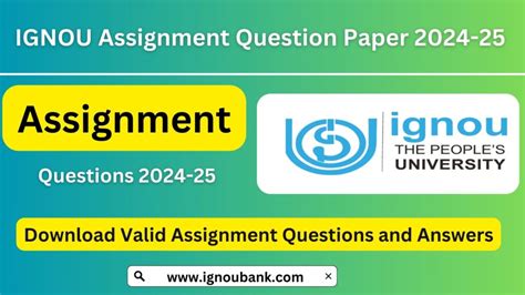 Ignou Assignment Submission Last Date 2025 Complete Guide
