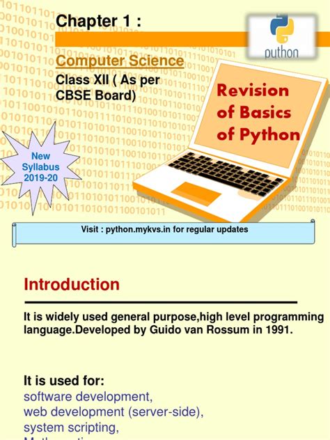 Revision Of The Basics Of Python Download Free Pdf Control Flow