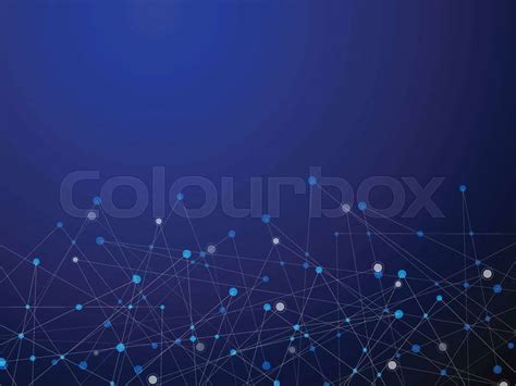 Blue Technology And Science Abstract Background With Blue An Colourbox