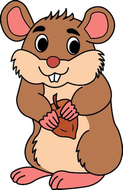 Premium Vector Cute Cartoon Hamster