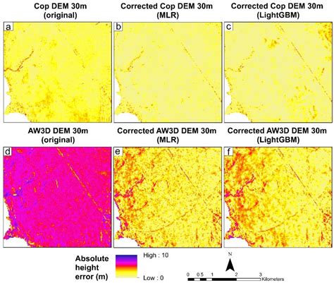Comparison Of Machine Learning And Statistical Approaches For Digital Elevation Model Dem