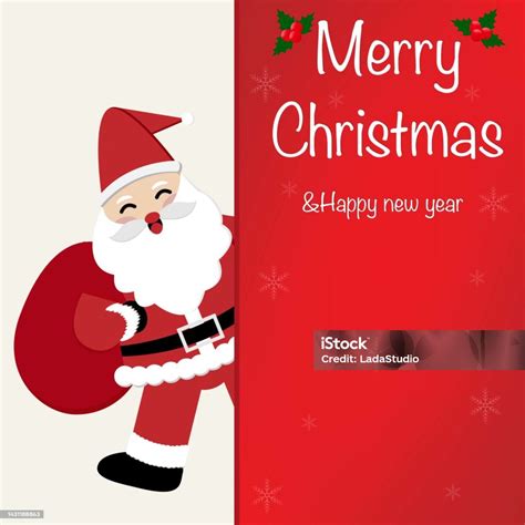 산타 클로스의 종이 예술은 선물 상자와 빨간 종이 배너 스톡 일러스트레이션을 제공합니다 12월에 대한 스톡 벡터 아트 및 기타 이미지 12월 가격 가격표 Istock