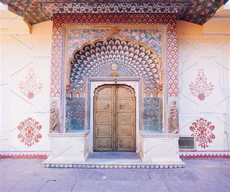 Peacock Gate In Jaipur City Palace