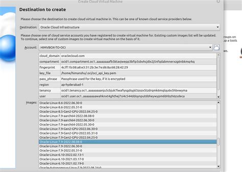 Create A New Compute Vm On Oracle Cloudoci From Virtual Box