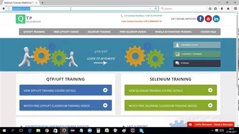 Selenium Webdriver Training Part 2 Youtube