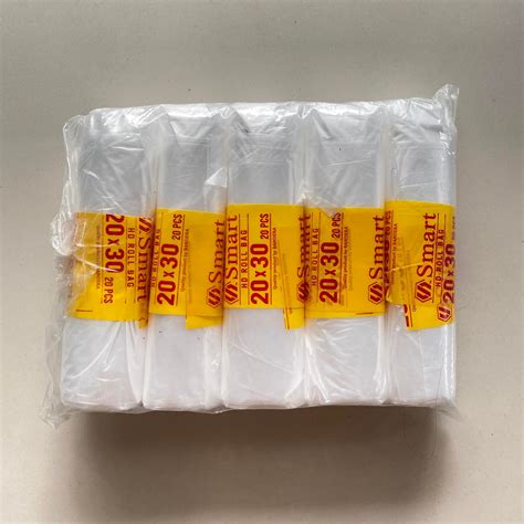 Plastic Hd Roll Bag 20x30 Inches Clear Plastic Bag Multi Purpose