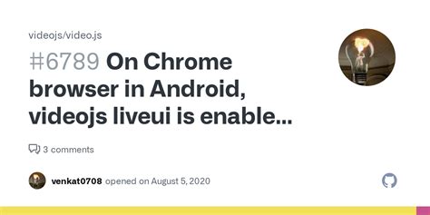 On Chrome Browser In Android Videojs Liveui Is Enabled But Seeking Is Not Possible But Works On