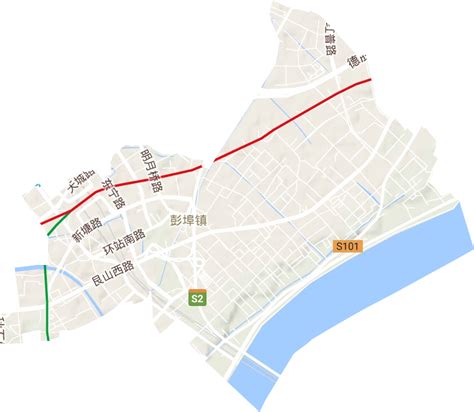 彭埠镇高清地形地图