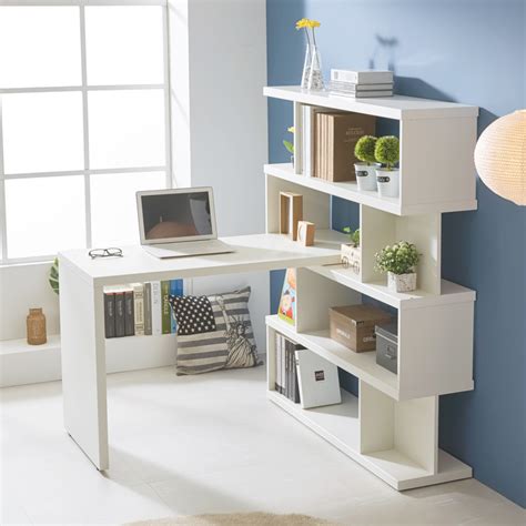 가이온 플립 4단 1200 책상 책장 세트