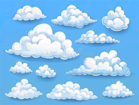 Different Clouds In The Sky Create A Stunning Natural Display Stock