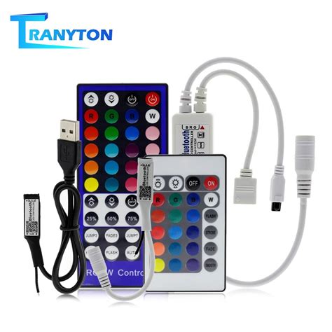 DC5V 24V Bluetooth LED Controller IOS Android APP Bluetooth RGB Controller For RGB RGBW LED