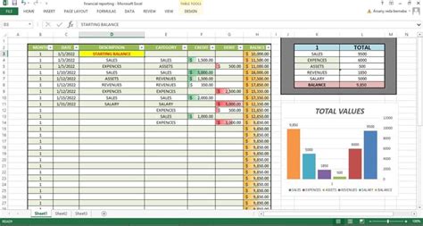 Monthly Financial Automated Statements Dashboard Excel Freelancer