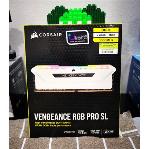 Ram Corsair Vengeance Rgb Pro Sl Ddr4 16g 8 2 3600 สินค้ามือ2 สภาพดี Shopee Thailand