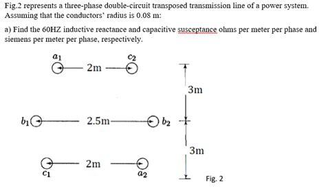 Solved Fig 2 Represents A Three Phase Double Circuit
