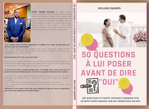 50 Questions À Lui Poser Avant De Dire Oui Des Questions Et Points
