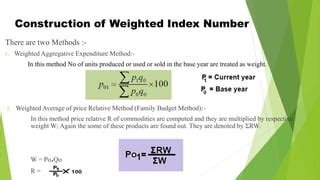 Weighted Index Number Business Statistics PPTX