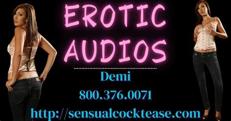 My Erotic Audios Sensual Cocktease Mistress Demi