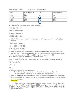 AP Macro Assignment N A Cyrus Lovell Assignment Multipliers Option A An