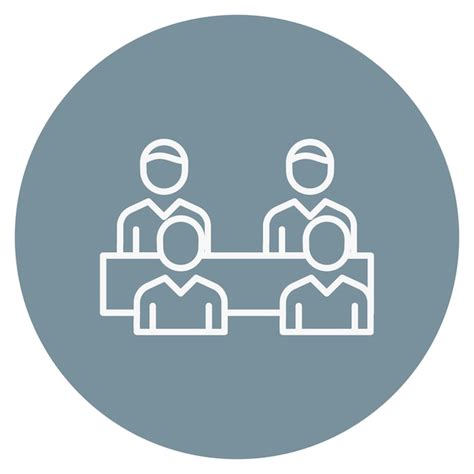 Premium Vector Staff Grouping Vector Illustration