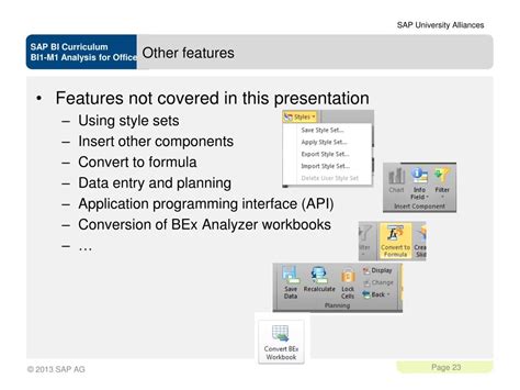 PPT SAP Business Objects Analysis For Office PowerPoint Presentation ID