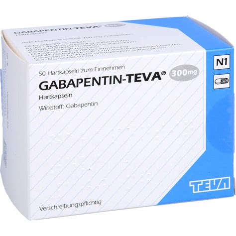 Gabapentin Teva 300 Mg Hartkapseln 50 St Auf E Rezept Kaufen Aponeo