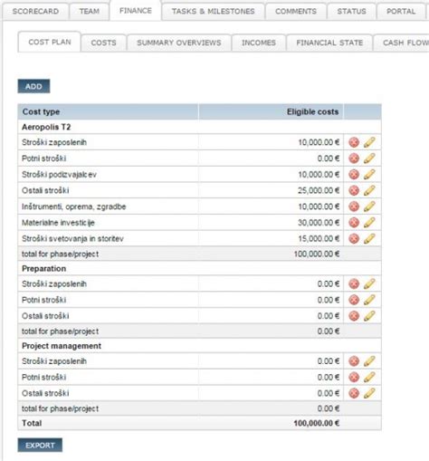 Project Costs Plan Int En Help 4pm