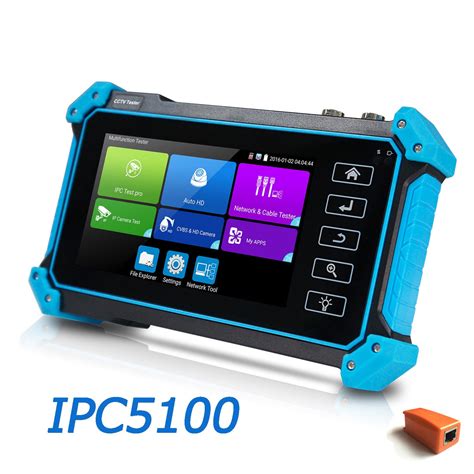 Ip Camera Tester Ipc 5200c Plus 5 Inch Ips Touch Screen H 265 4k 8mp Pomiacam