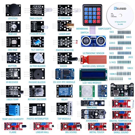 Elegoo Upgraded 37 In 1 Sensor Modules Kit Tutorial Elegoo Jp