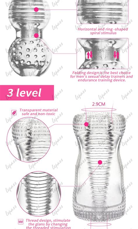 Lepass From Japan Transparent Masturbator Cup Sex Adult Toys For Male Men Shopee Philippines