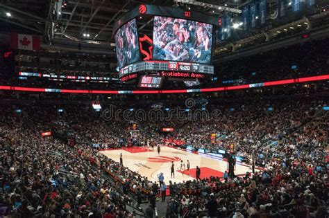 Scotiabank Arena During Toronto Raptors Editorial Stock Image Image