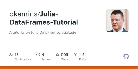 GitHub Bkamins Julia DataFrames Tutorial A Tutorial On Julia
