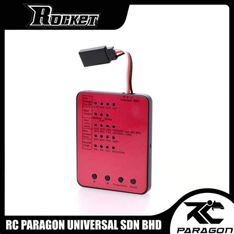 Surpass Hobby LED ESC Program Card Programming Electronic Speed Controller Rocket Programmer