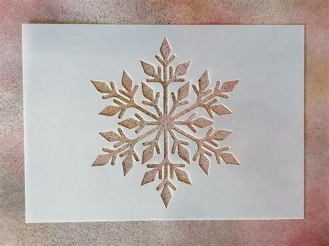 How To Make Snowflake Stencil