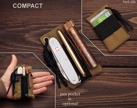 Edc Pouch Edc Pocket Organizer Edc Wallet Etsy
