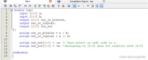 Verilog学习之bitwise Operatorsvectorgatesbuild A Circuit That Has Two 3