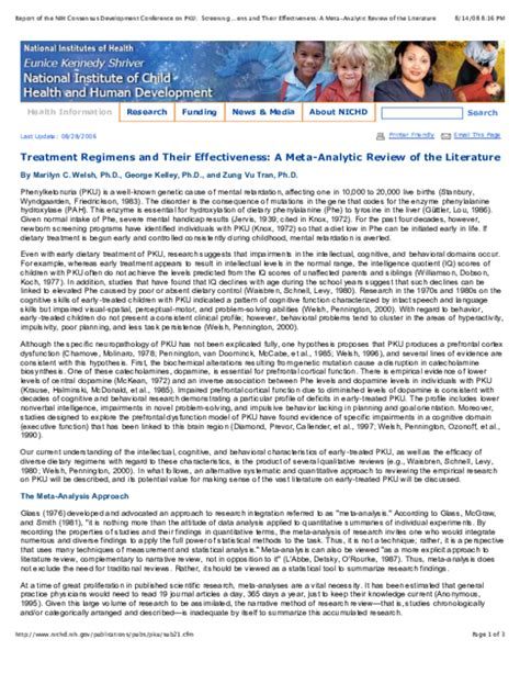 Pdf Treatment Regimens And Their Effectiveness A Meta Analytic