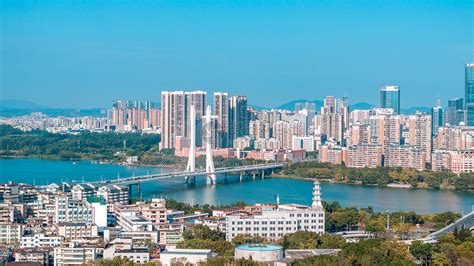 广东惠州西湖风景区与城区航拍景观高清图片下载 正版图片507760787 摄图网