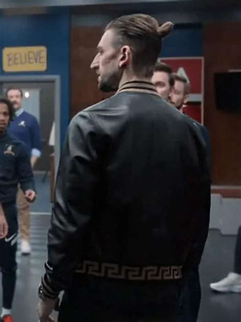 Zava Season 03 Ted Lasso Bomber Leather Jacket