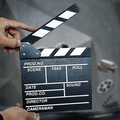 Director Video Scene Clapperboard Clapper Board Ac Grandado