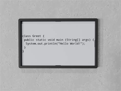 Hello World Code Java By Prints Charming Makerworld