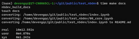 `nbdev build docs` gets stuck on converting the last notebook nbdev fast ai course forums