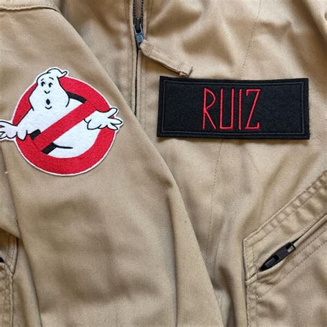 Ghostbusters Name Patch Custom Iron On Patch Or Hook And Loop Name Tag