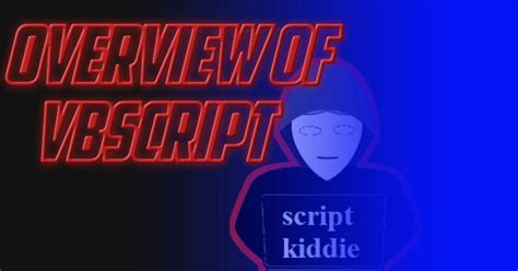 vbscript overview vbs script tutorial easy way learn in 1 day