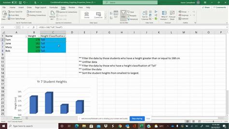 Excel Filtering And Sorting Data Youtube