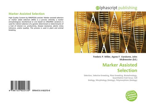 Search Results For Marker Assisted Selection