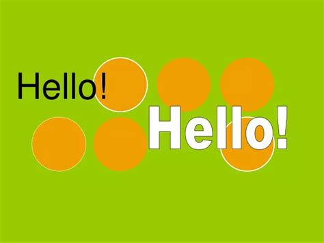 PPT Hello PowerPoint Presentation Free Download ID