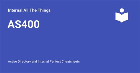 AS Internal All The Things