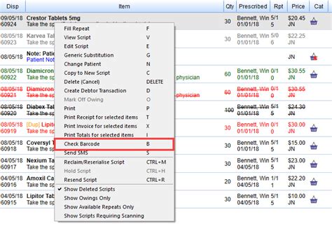 Barcode Check Scanning Z Software