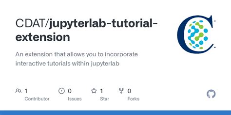 Github Cdat Jupyterlab Tutorial Extension An Extension That Allows You To Incorporate